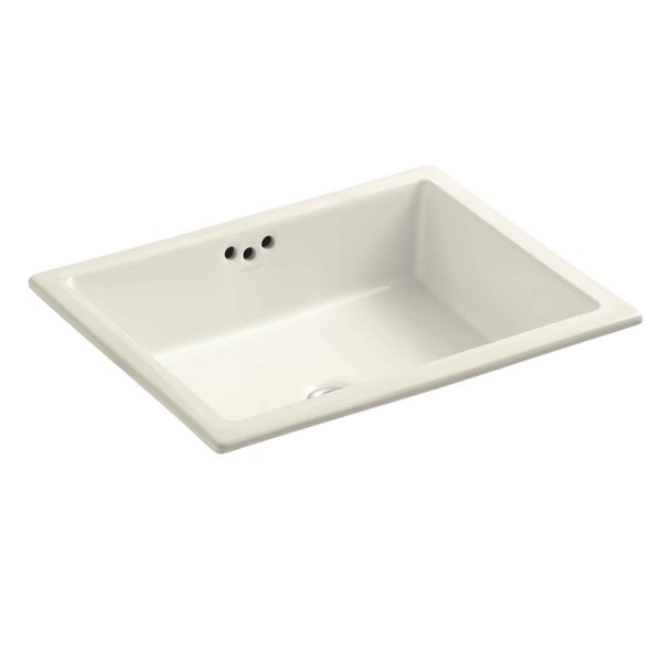 Kohler Kathryn Undermount Bathroom Sink with Glazed Underside | Wayfair